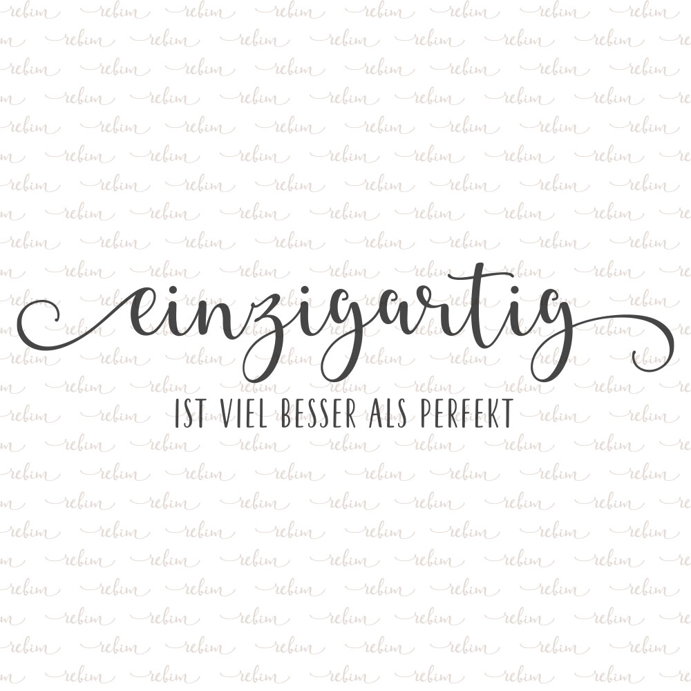 Stempel einzigartig ist viel besser als perfekt Stempel einzigartig ist viel besser als perfekt